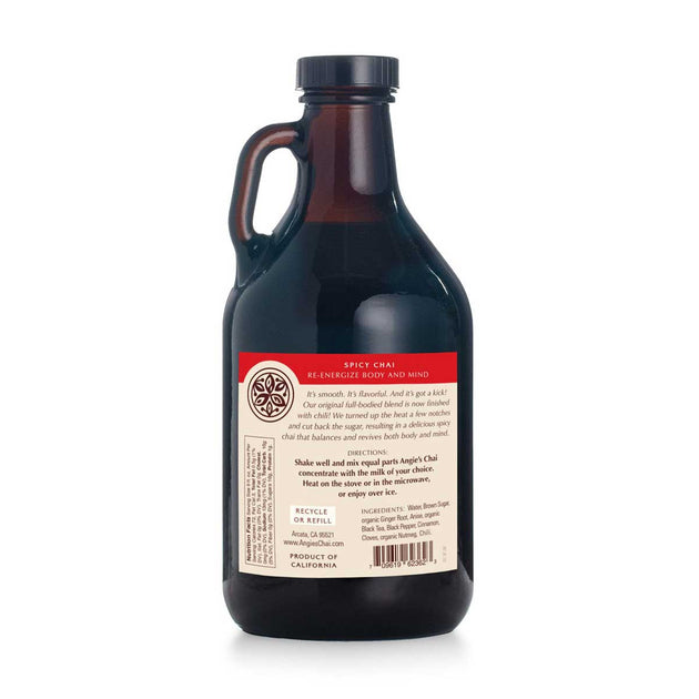 Spicy Chai Growler 32oz Concentrate – Angie's Chai